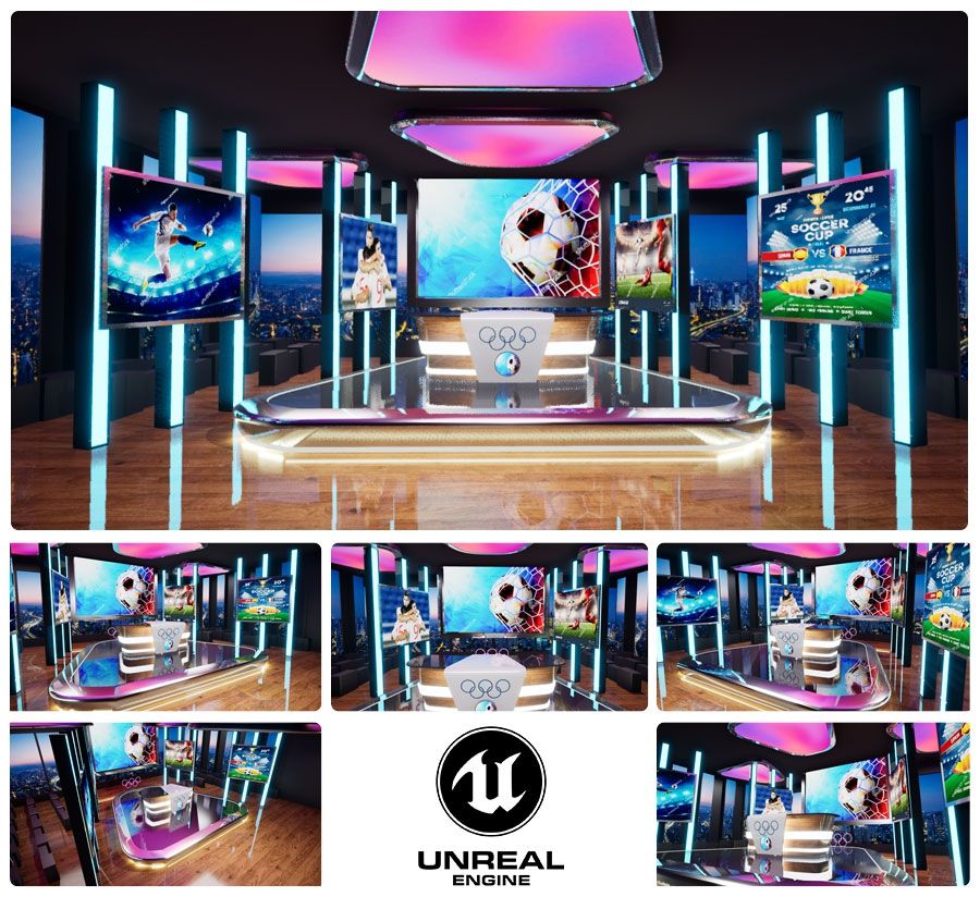 MUSIC DJ 01 | UNREAL ENGINE VIRTUAL SET