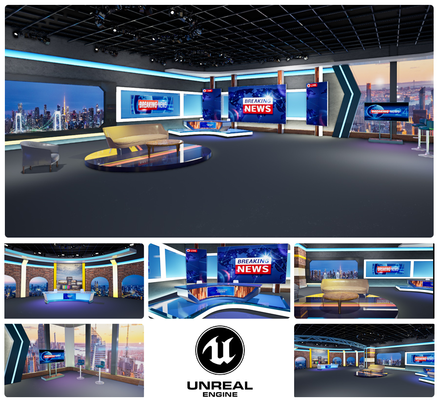 MUSIC DJ 01 | UNREAL ENGINE VIRTUAL SET