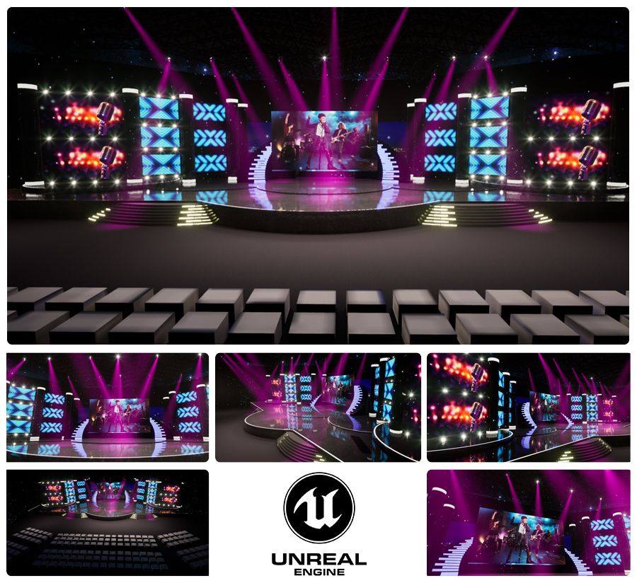 STAGE 105 | UNREAL ENGINE VIRTUAL SET