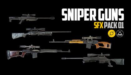 Sniper Gun Sound Effects Pack — 351 Realistic Gunshots & Foley | WOW Sound
