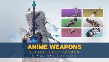 Anime Weapon Sound Effects Pack — 681 Swords, Guns & Mecha SFX | WOW Sound