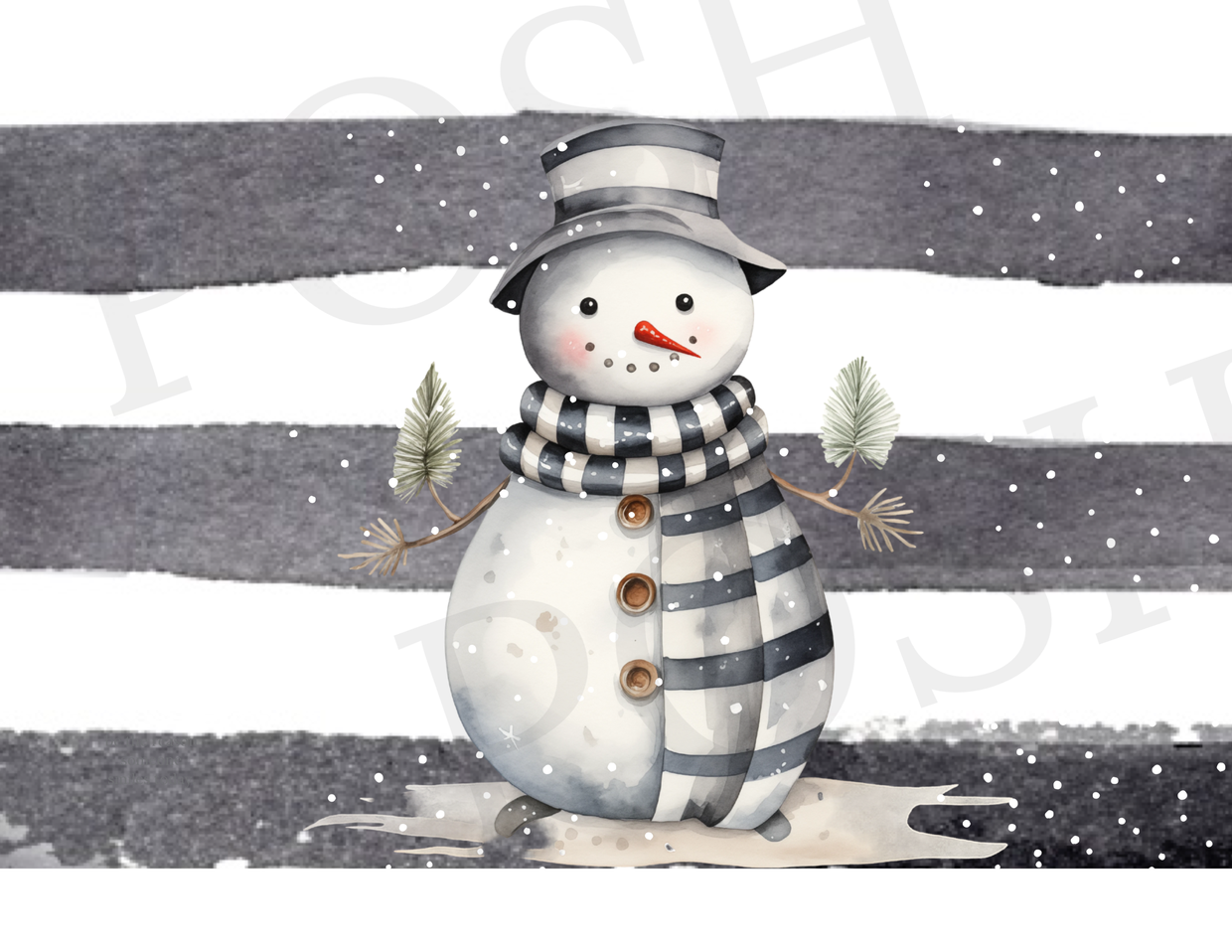 SNOW HAPPY TOGETHER - DIGITAL PAPER CRAFT PACK