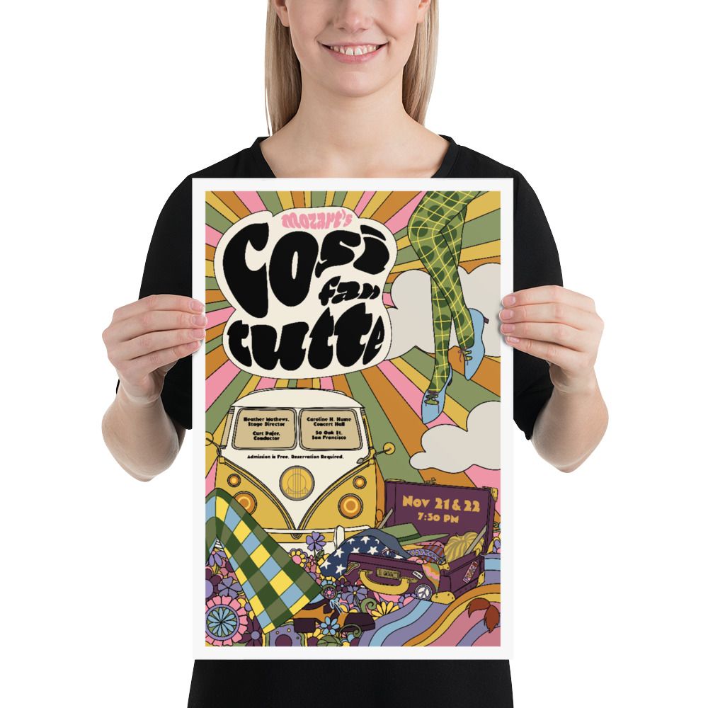 Cosi fan tutte Fall 2024 Opera Poster
