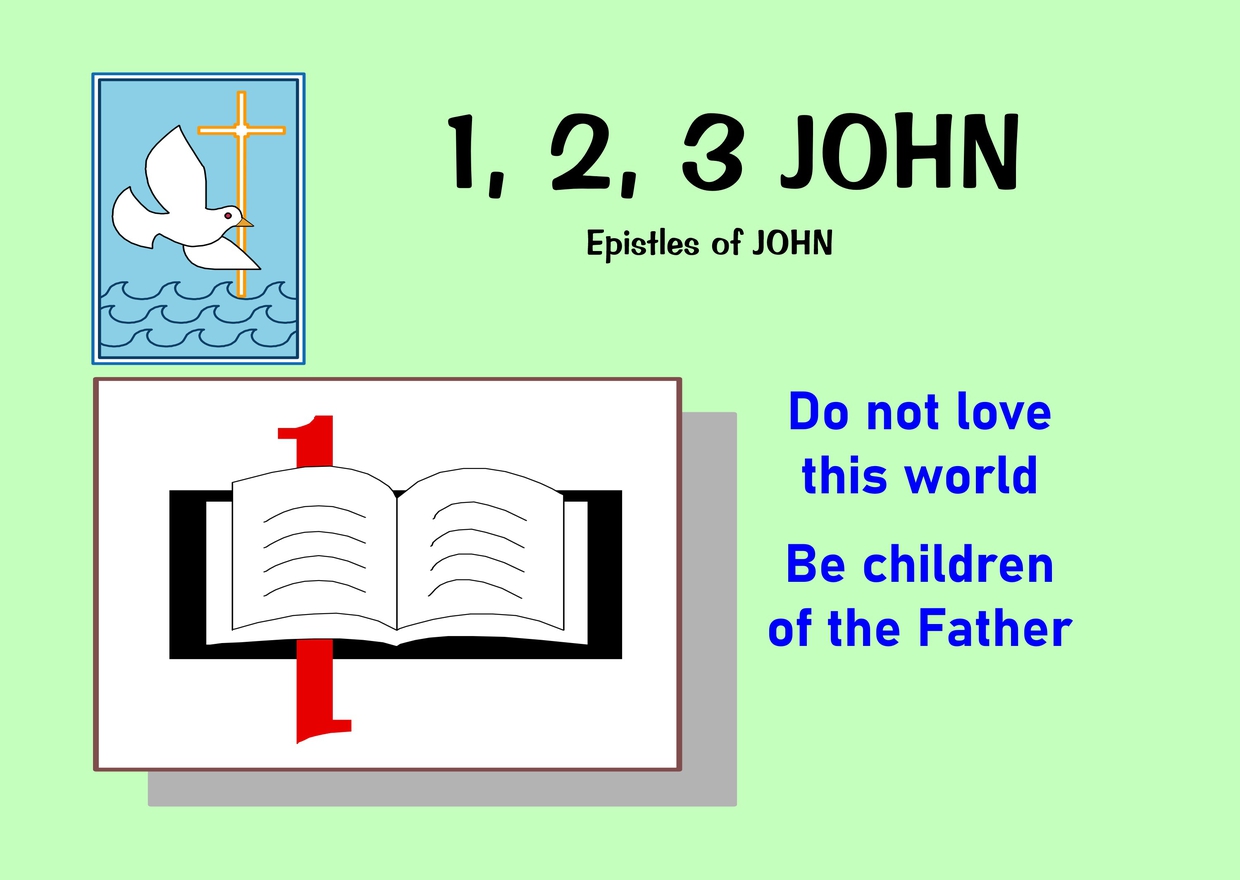 Bible: 1,2,3 JOHN (Epistles of John) - NT General Epistles