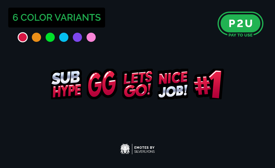 Twitch Reward Icons Pack 2.0