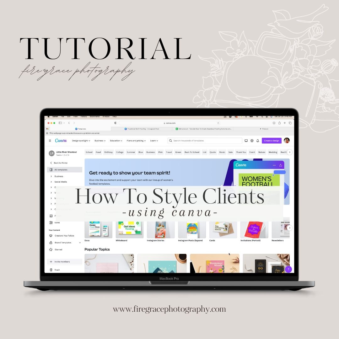 Tutorial: How To Style Clients Using Canva