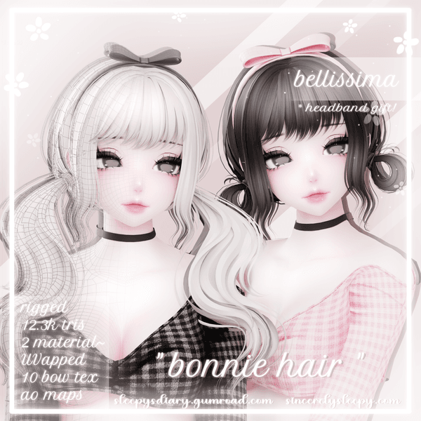 " bonnie hair pack " [ Commercial License ] ♡