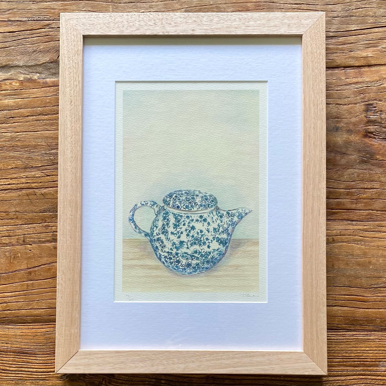 'Teapot' limited edition A4 print