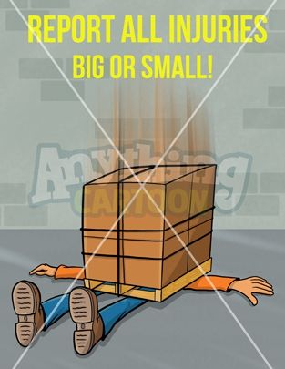 Report All Injuries Safety Poster
