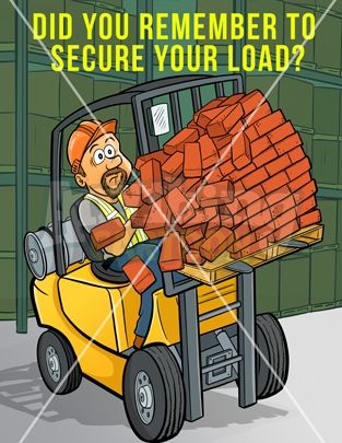Secure Your Load Safety Poster