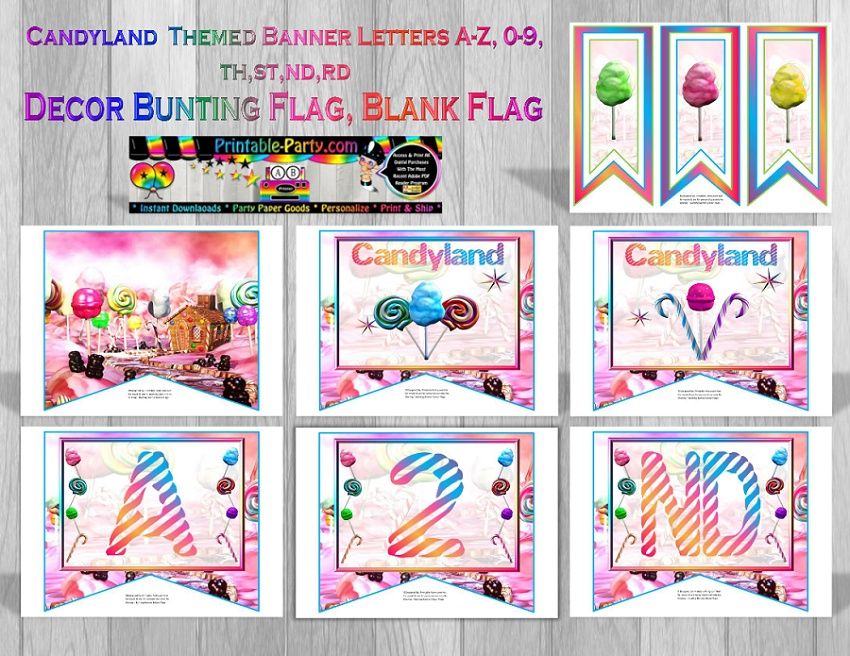 Candyland Letter Templates Free Printable Candyland Letters – Free