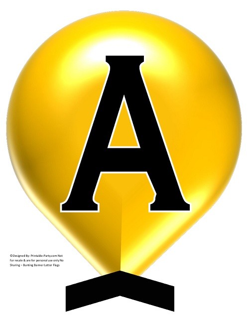 Large Printable Letters A Z Display Letters | Activity Village
