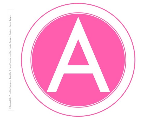 8-INCH-WHITE-HOT-PINK-CIRCLE-PRINTABLE-BANNER-LETTERS-