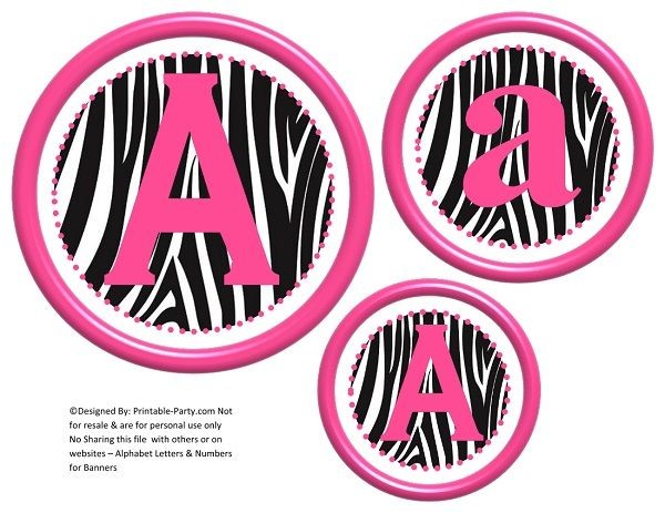 6-inch-hot-pink-black-zebra-circle-printable-banner-le