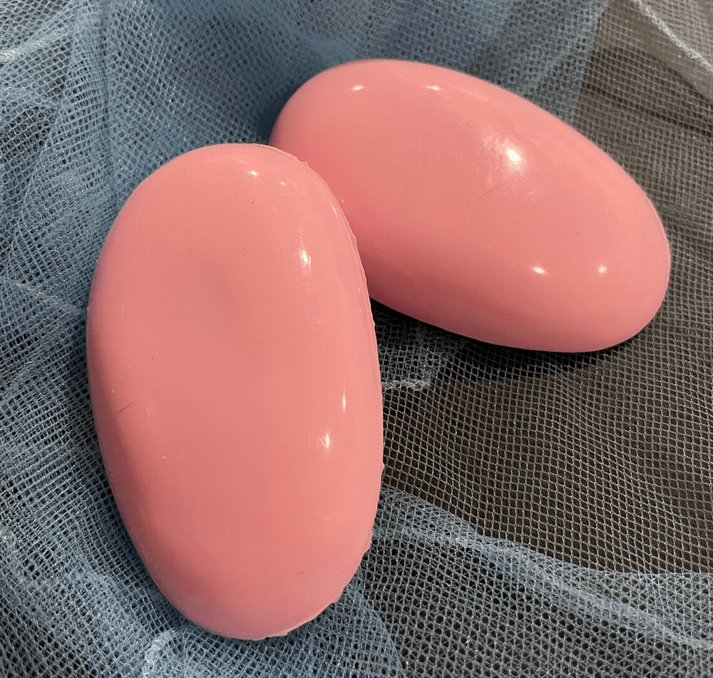 Pair of Vintage Hair Beauty Salon Plastic Pink Ear Protectors