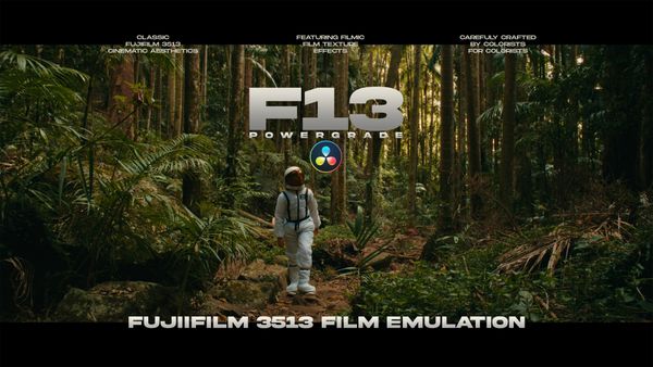 F13 Cinematic PowerGrade | Fujifilm 3513 Inspired Film