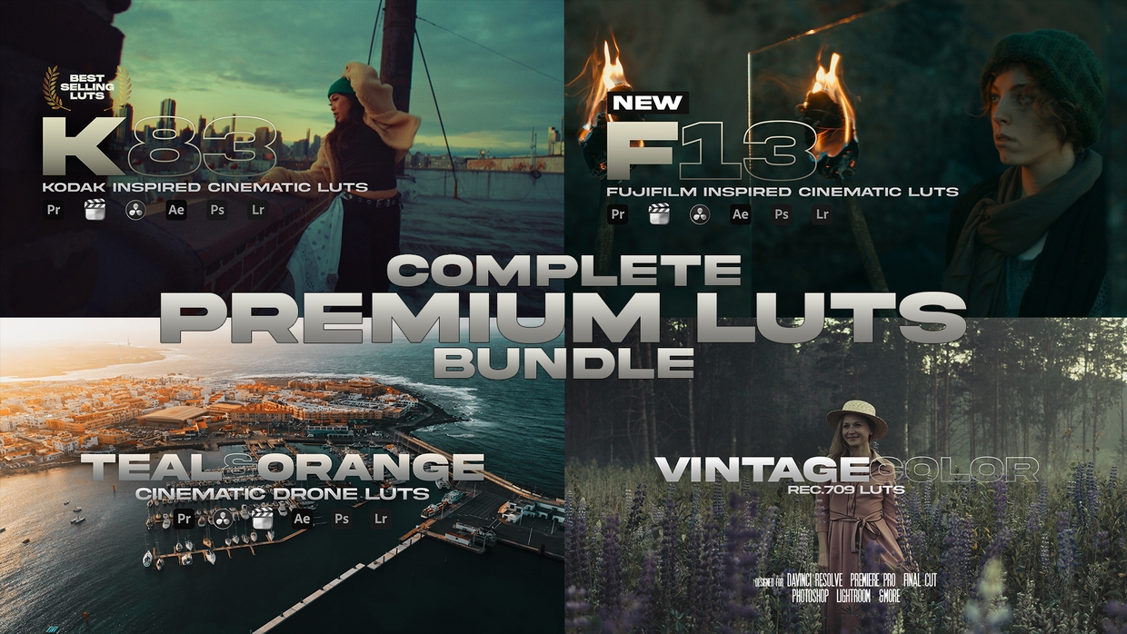 Complete Premium LUT Packs Bundle