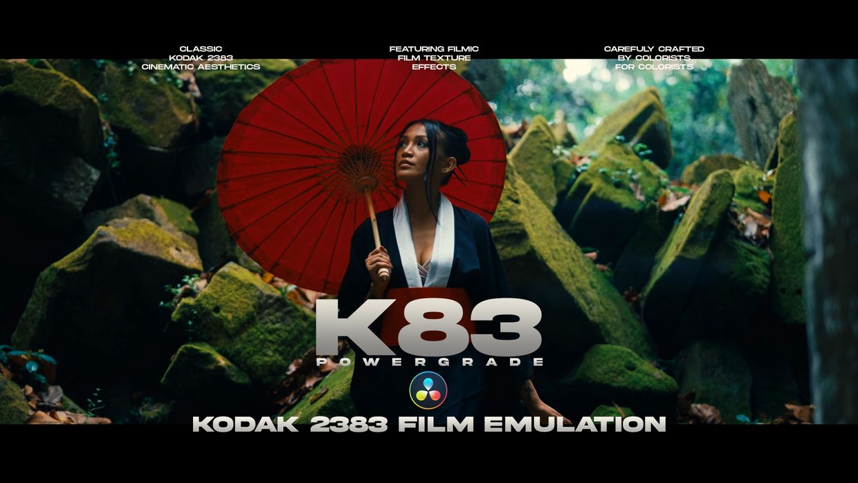 K83 Cinematic PowerGrade | Kodak 2383 Inspired Film Em