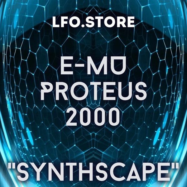 KAV E-MU Proteus 2000 "SynthScape" sound bank 128 patc