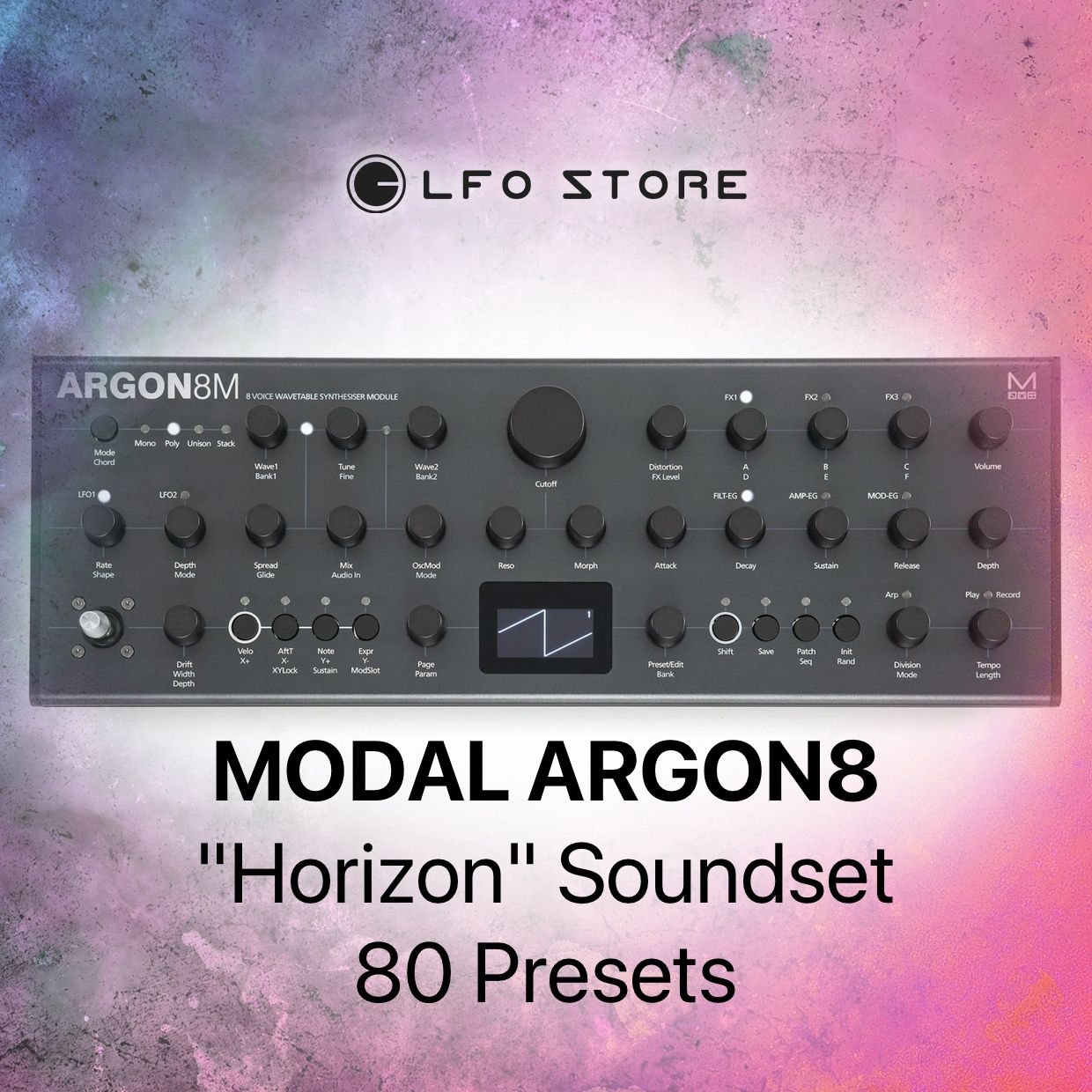 KAV Modal Electronics ARGON8 Sound Pack “Horizon” 80 patches