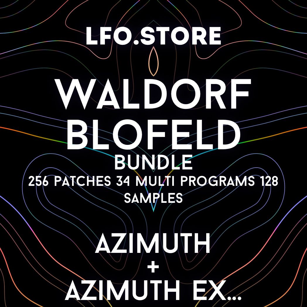 KAV Waldorf Blofeld Bundle Azimuth + Azimuth EX 256 patches 34 multi programs 128 Samples