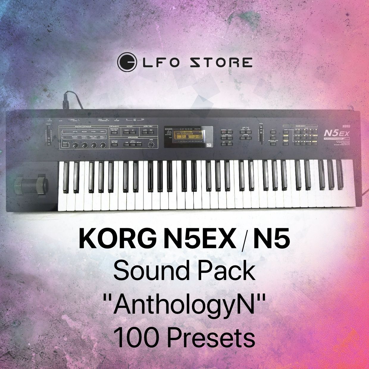 KAV KORG N5EX/N5 "Anthology N" Soundbank 100 new patches.
