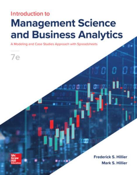 solutions manual Introduction to Management Science:A Modeling and Case ... solutions manual Introduction to Management Science:A Modeling and Case ...