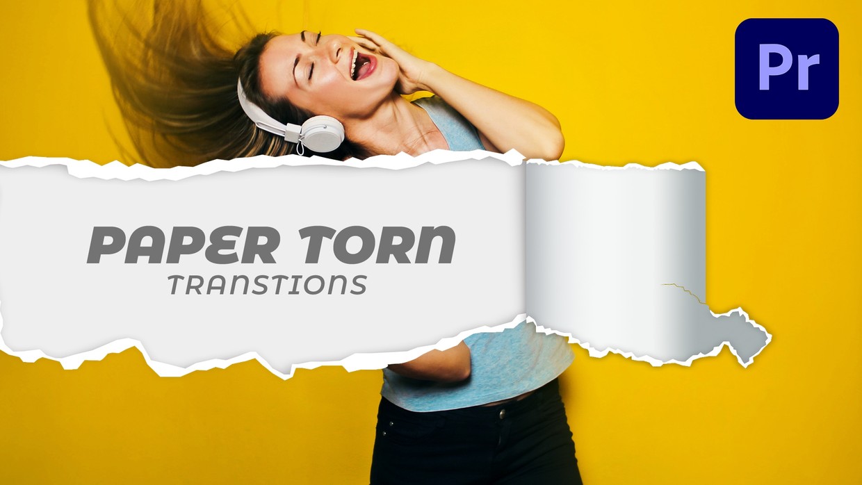 FREE Paper Rip & Torn Transitions Pack for Premiere Pro