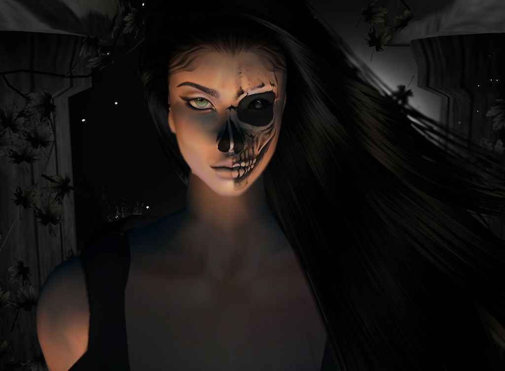 Half Skull Zell shape Head