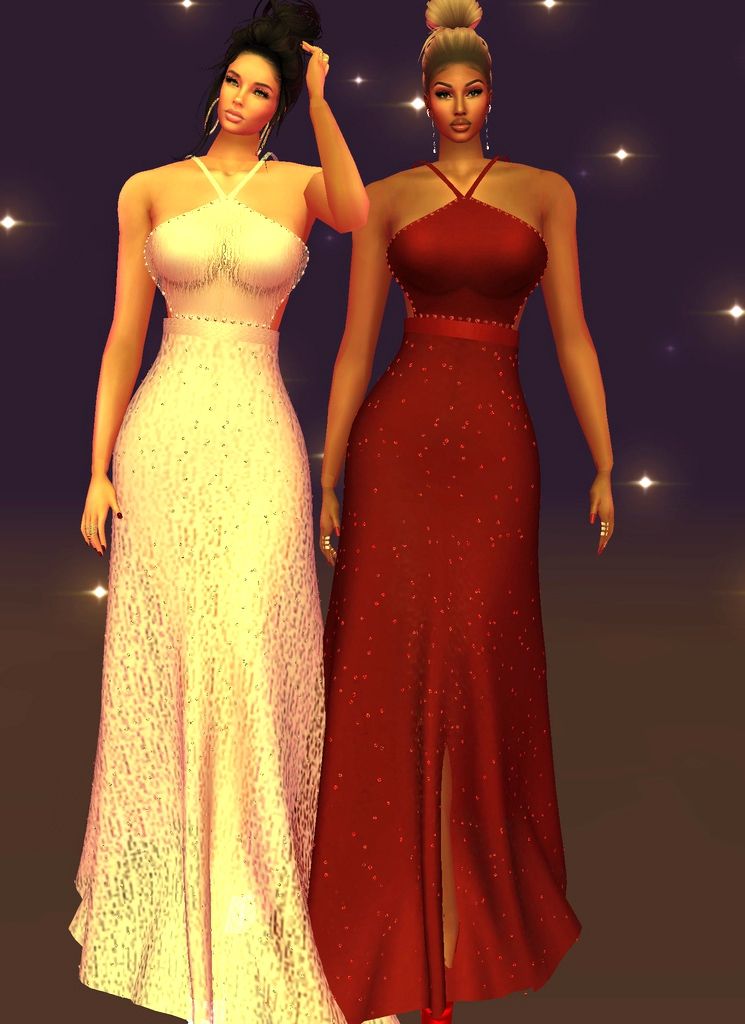 Red Star Lights Dress