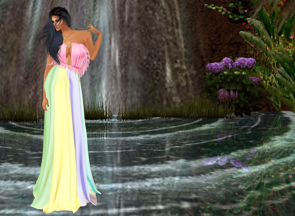 WaterFall Gown