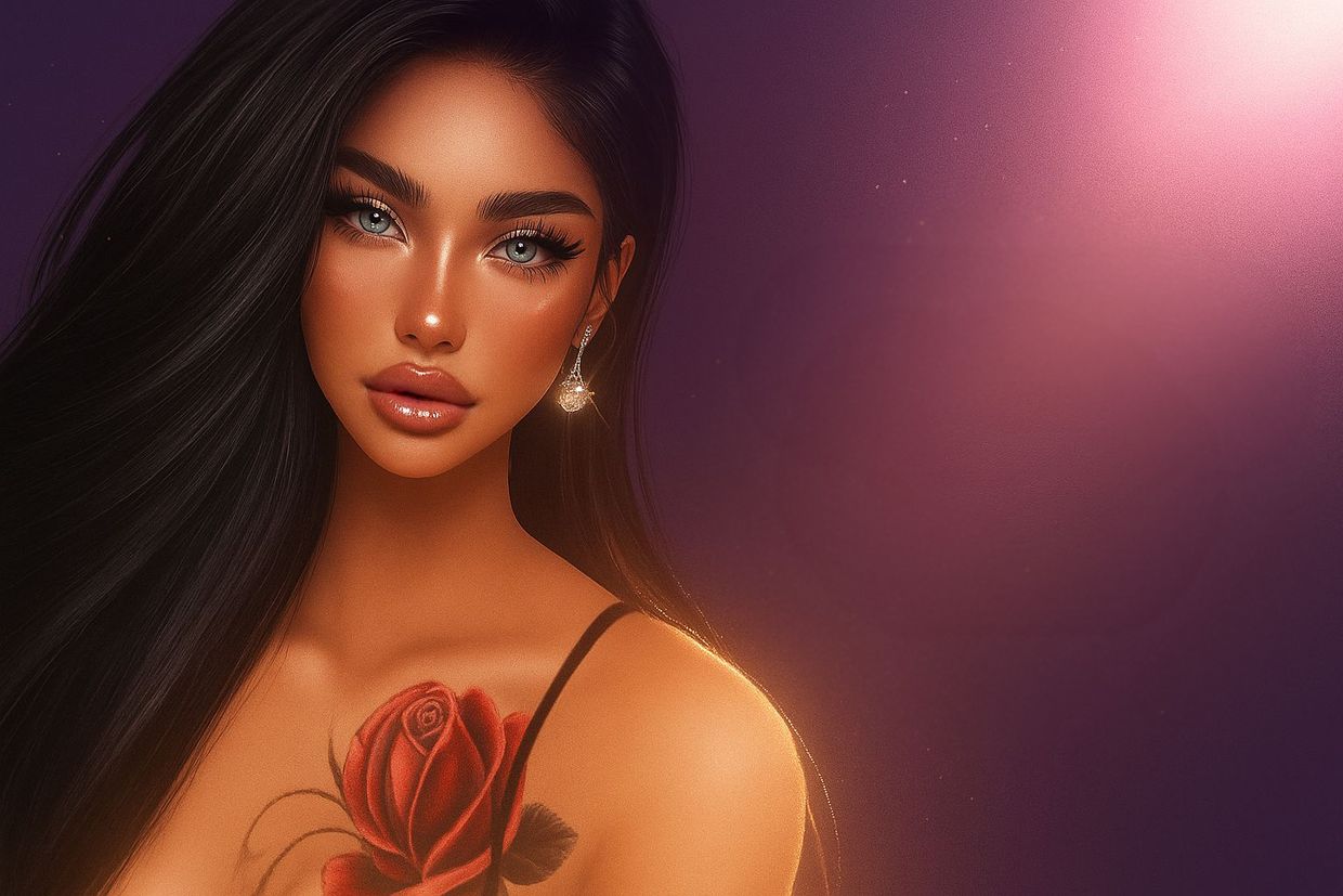 Atena Zell Shape Mesh Head Texture & Opacity