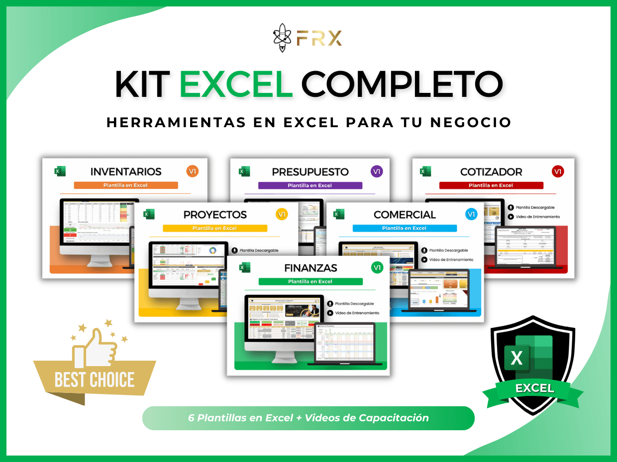 Kit Excel Completo | $MXN