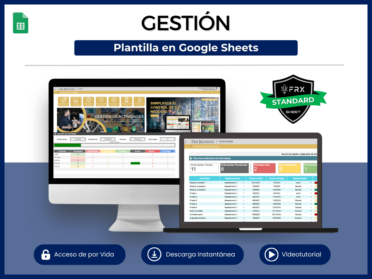 Gestión Sheets | $MXN