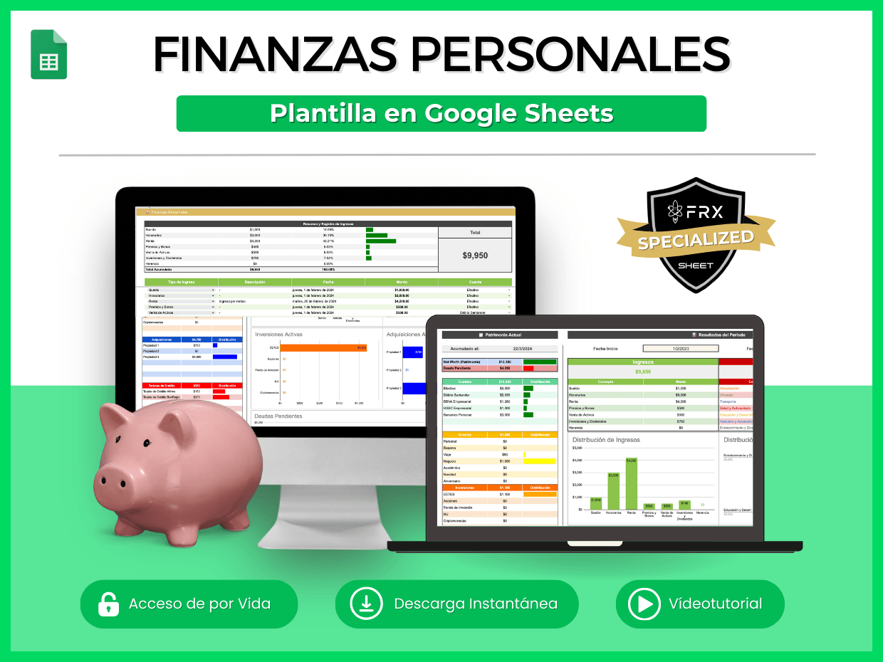 Finanzas Excel Constructora | $MXN