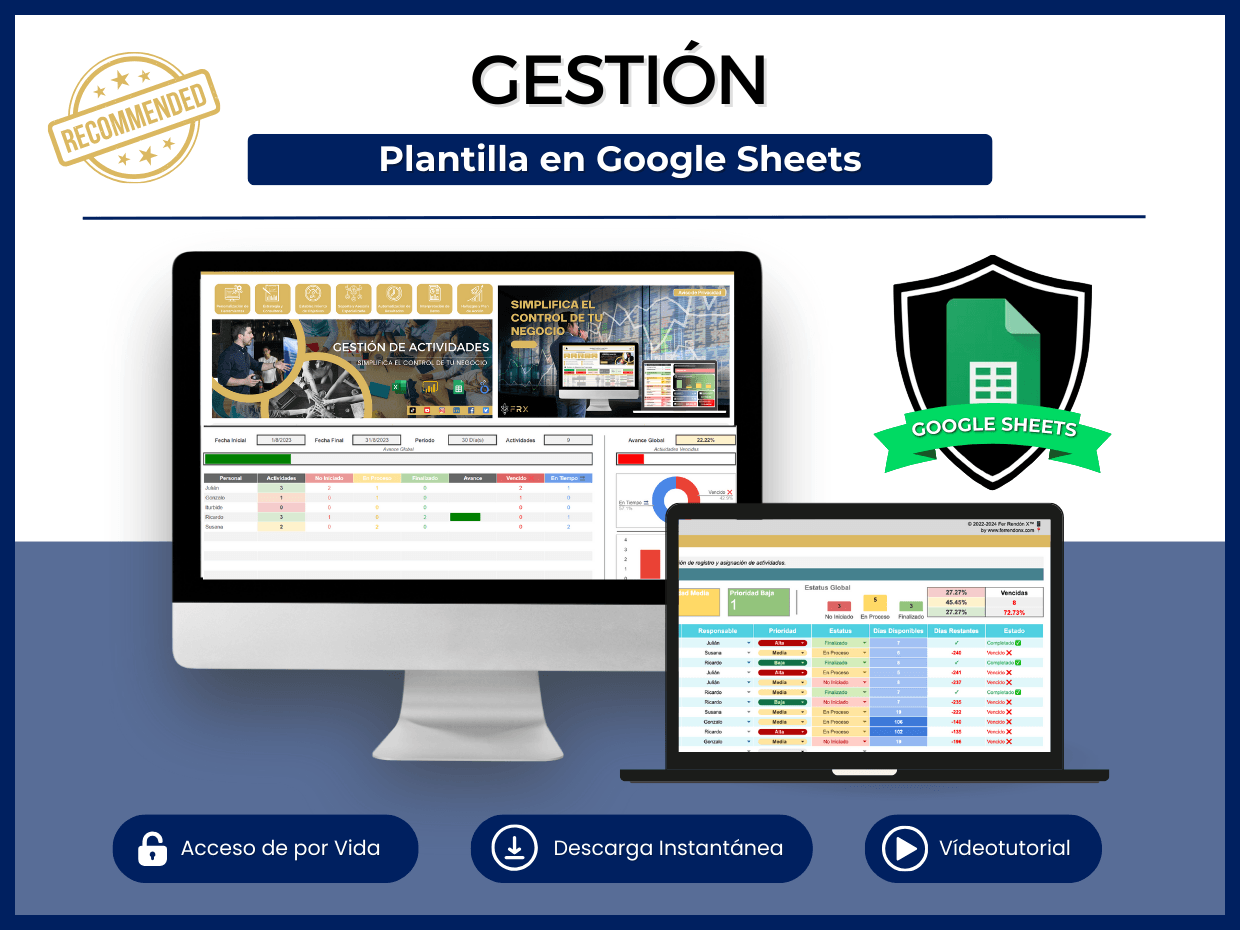Gestión Sheets | $MXN
