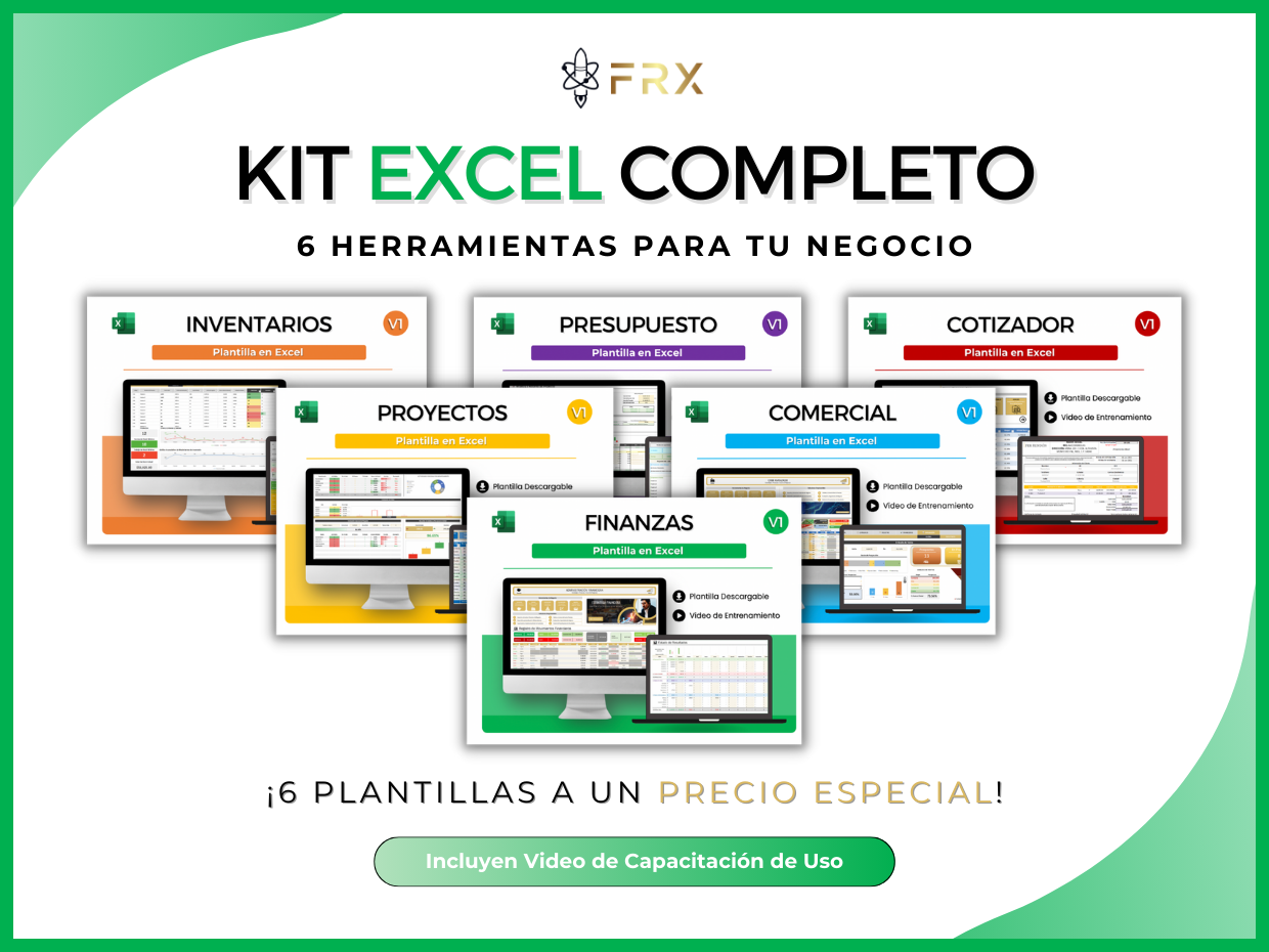 Kit Excel COMPLETO | $MXN