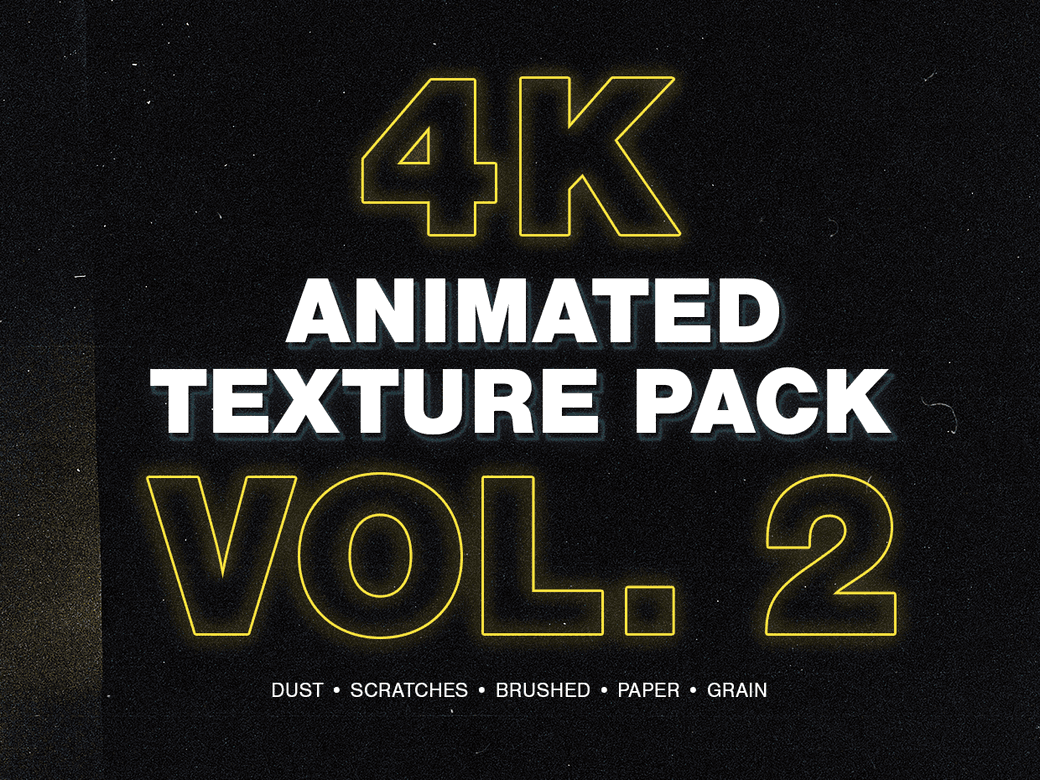 4K Dust + Scratch Overlay