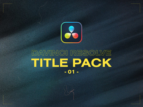 Davinci Resolve Title Pack