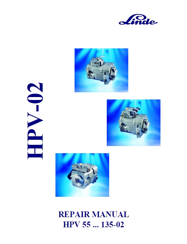 LINDE HPV 55 135-02 HPV-02 SERVICE REPAIR MANUAL (TM2227)