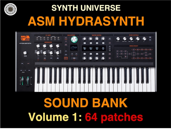 ASM Hydrasynth Sound Bank Vol. 1 (64 patches)
