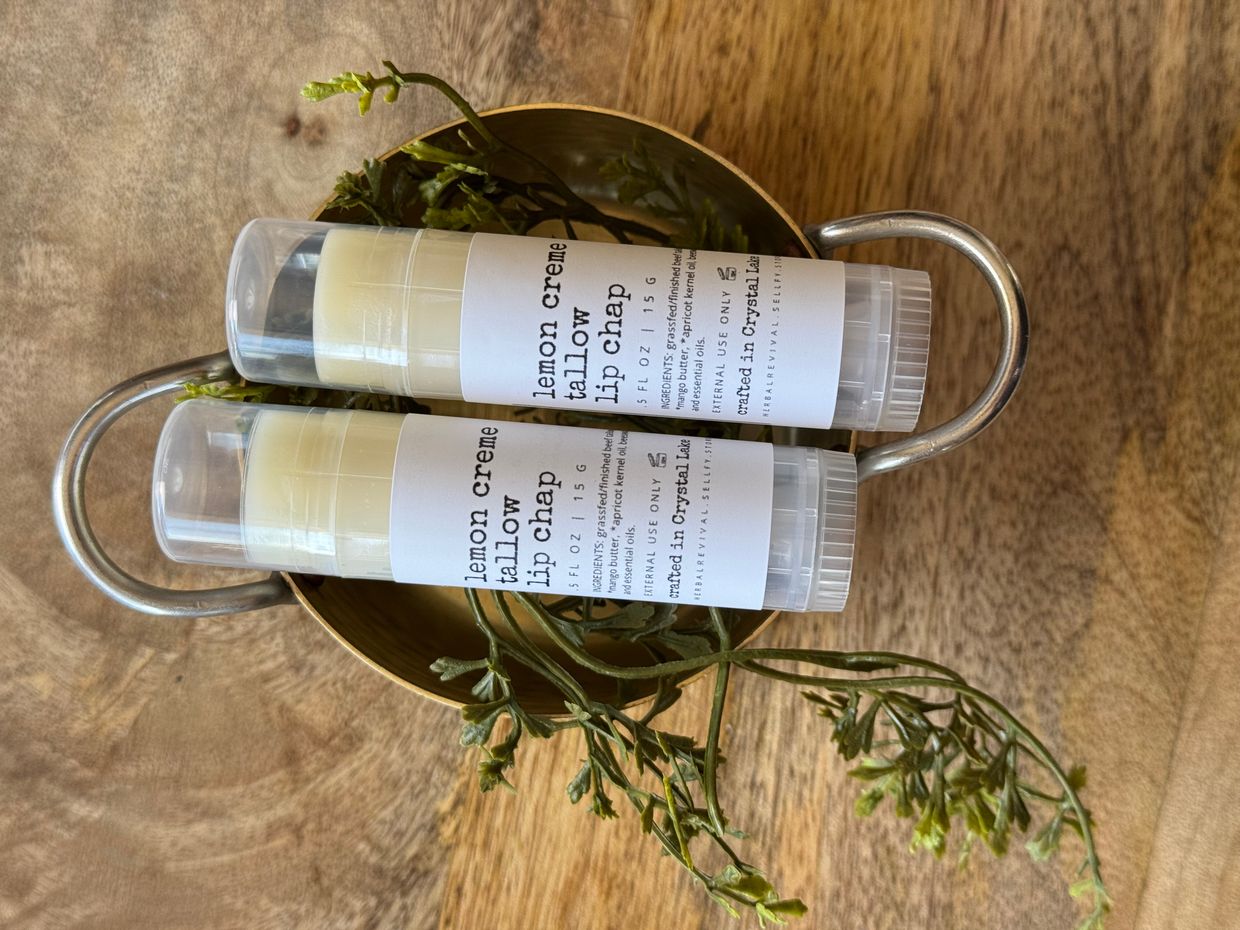 Lemon Creme Tallow Lip Chap