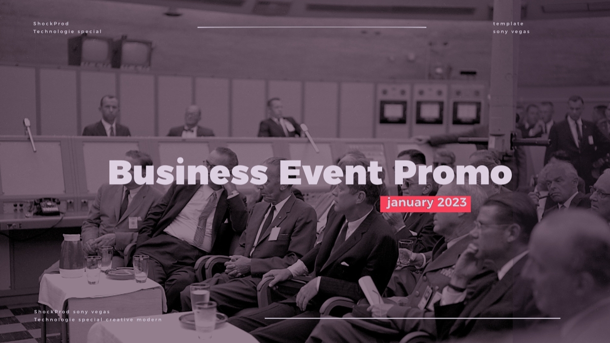 Business Event Slideshow Template Sony Vegas Pro 12 ..18 And Above
