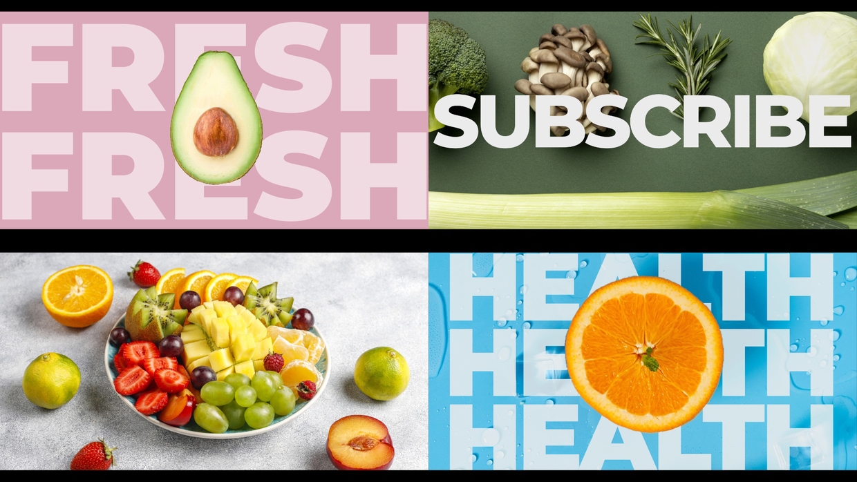 Healthy Food Intro Template Sony Vegas Pro 12 ..19 And Above