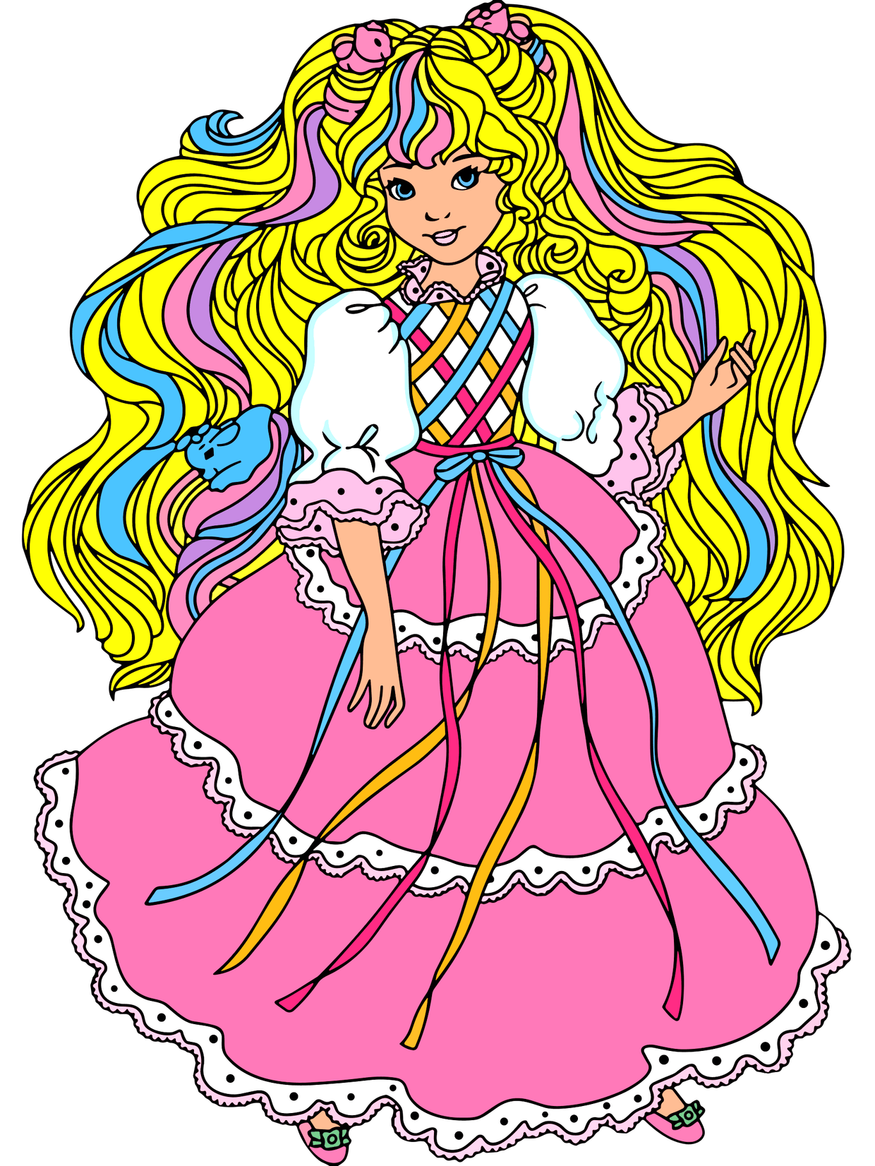 Image Fichier Picture Digital File Vector File Bundle Digital Art Lady Lovely Locks And The ...