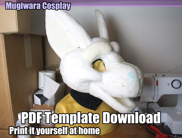 DIGITAL Gem Raptor Foam Base Pattern/Template for Furs