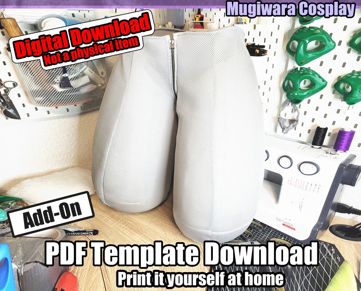 DIGITAL Lining Pattern Add-On For Digitigrade Leg Padding - PDF Download