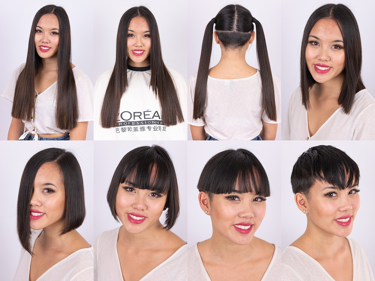 Maya Hair Play and Haircut in Stages