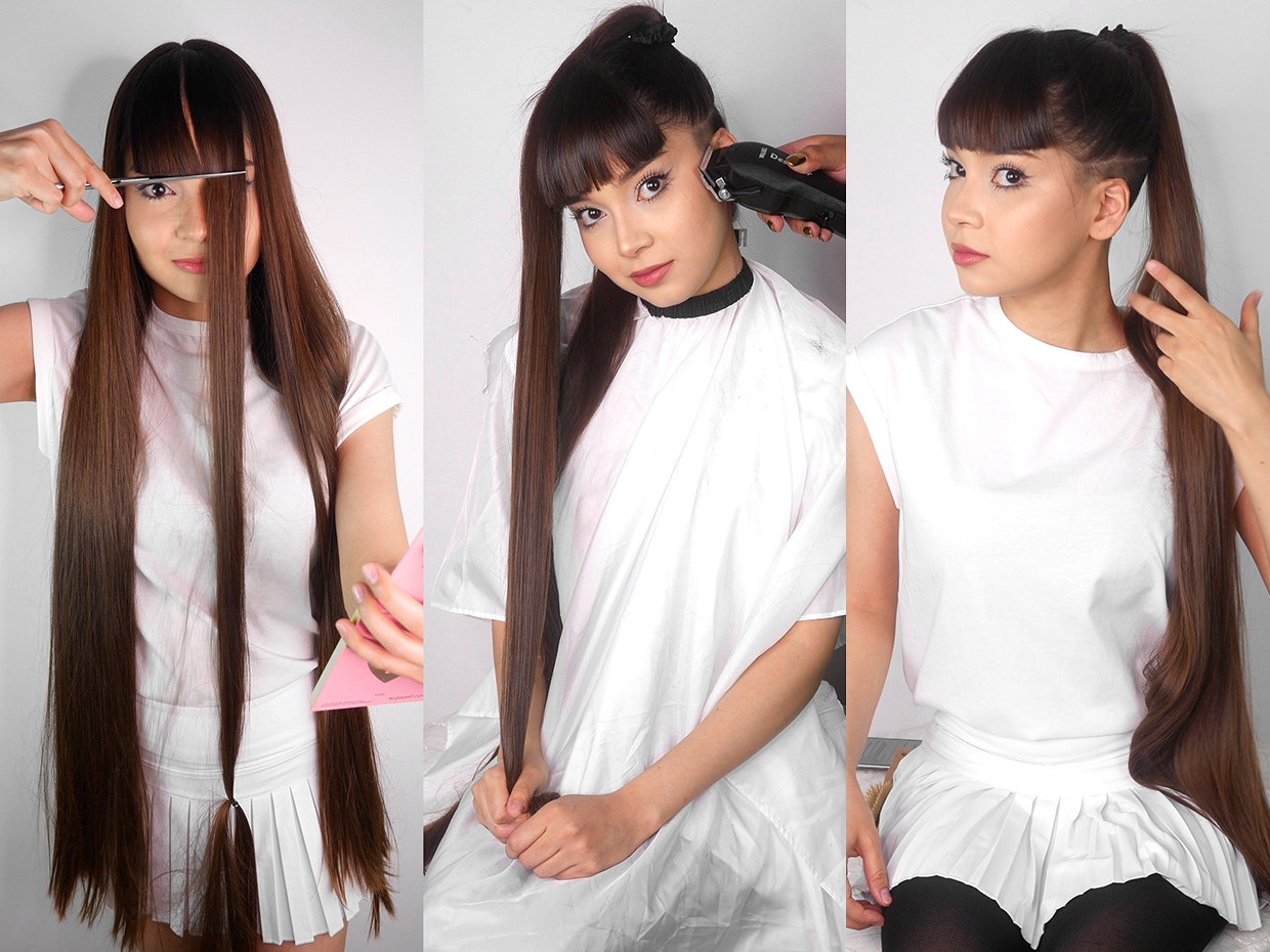 Yaniva Haircut - Bangs and Nape Buzz (Part 1)