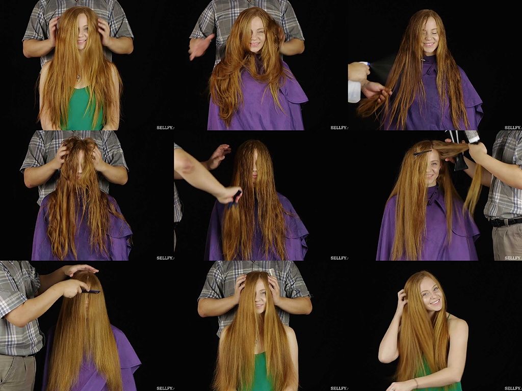 Ella's Hair Play Part 1